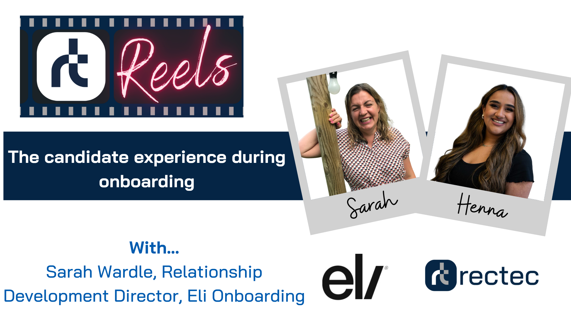 Rectec Reels with Sarah Wardle, Eli Onboarding | Rectec