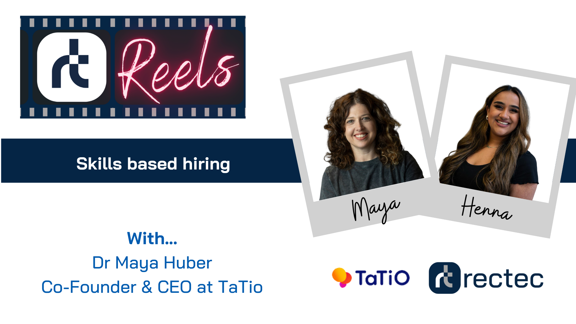 Rectec Reels with Dr. Maya Huber, TaTiO | Rectec