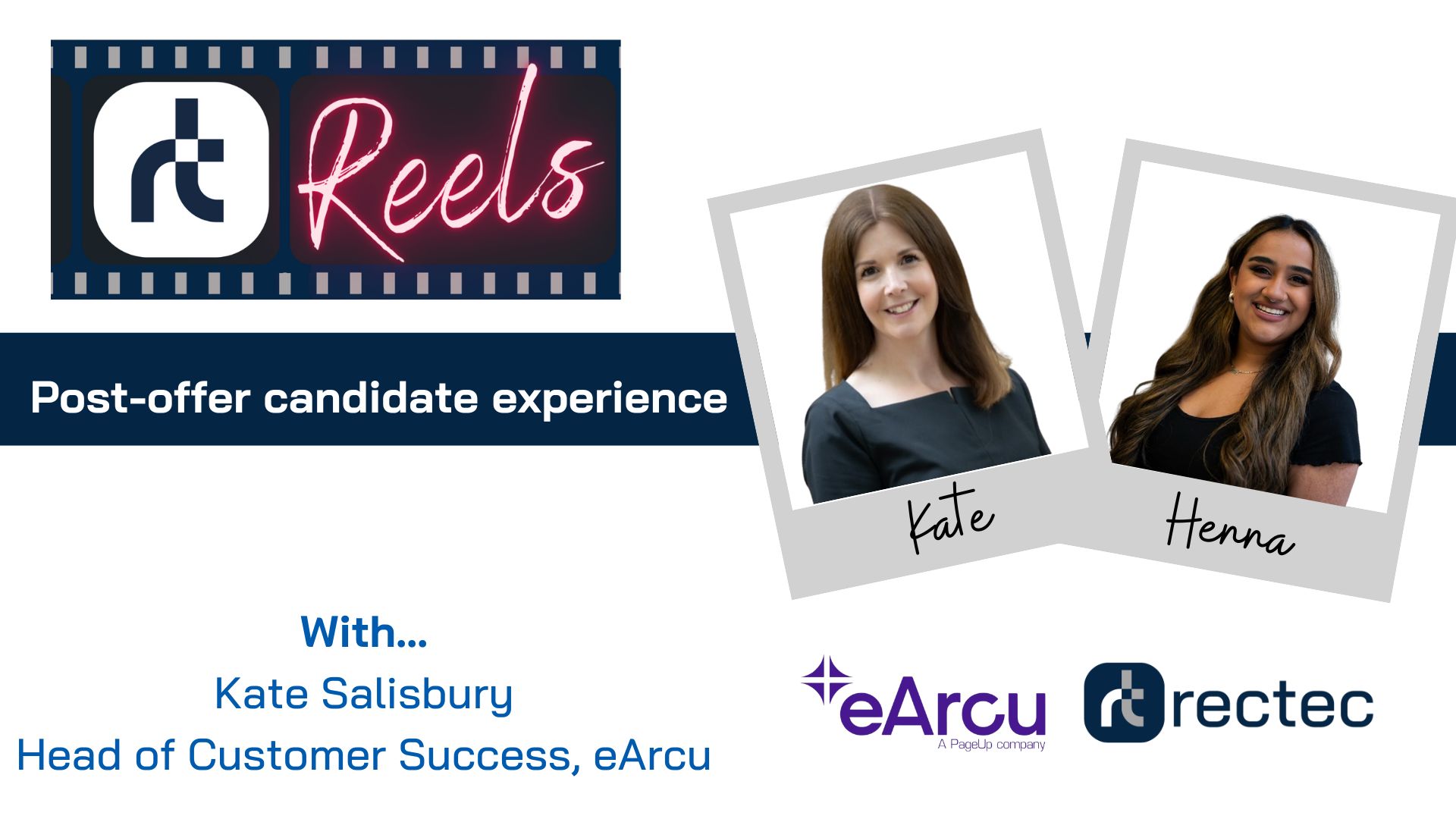 Rectec Reels with Kate Salisbury, eArcu | Rectec